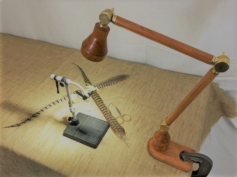 LED Fly Tying Light/lamp C Clamp Base - Etsy