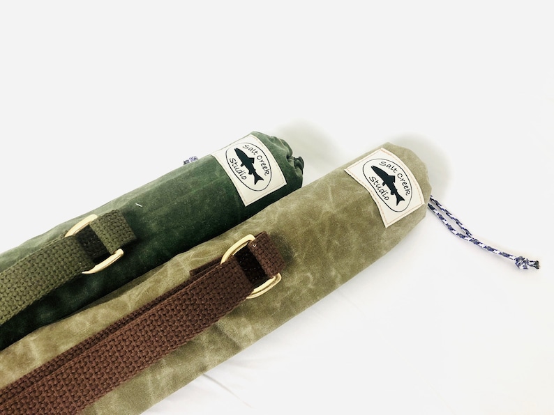 Waxed Canvas Fly Rod Tube Travel Bag - Etsy