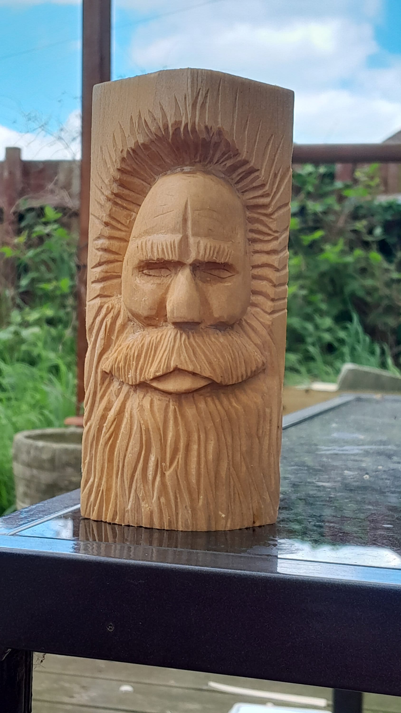 Hand Carved Wood Spirit - Etsy