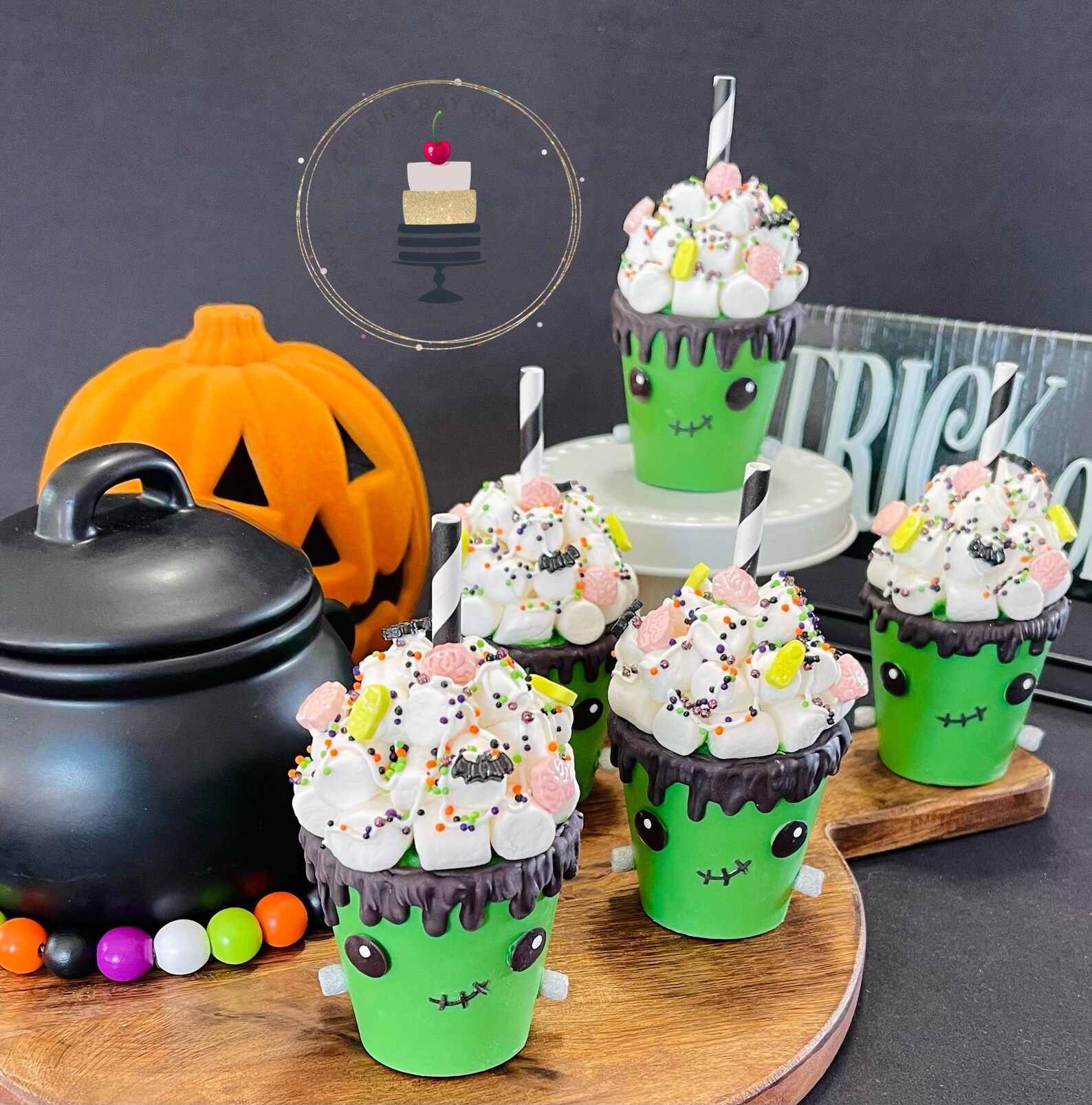 Halloween Frankenstein Hot Cocoa Cup | Cute Monster Green Hot Chocolate ...