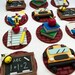 Fondant School Theme Cupcake Toppers, Fondant Apple, Fondant Pencil ...