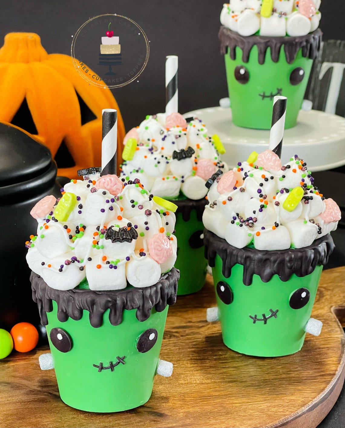 Halloween Frankenstein Hot Cocoa Cup | Cute Monster Green Hot Chocolate ...