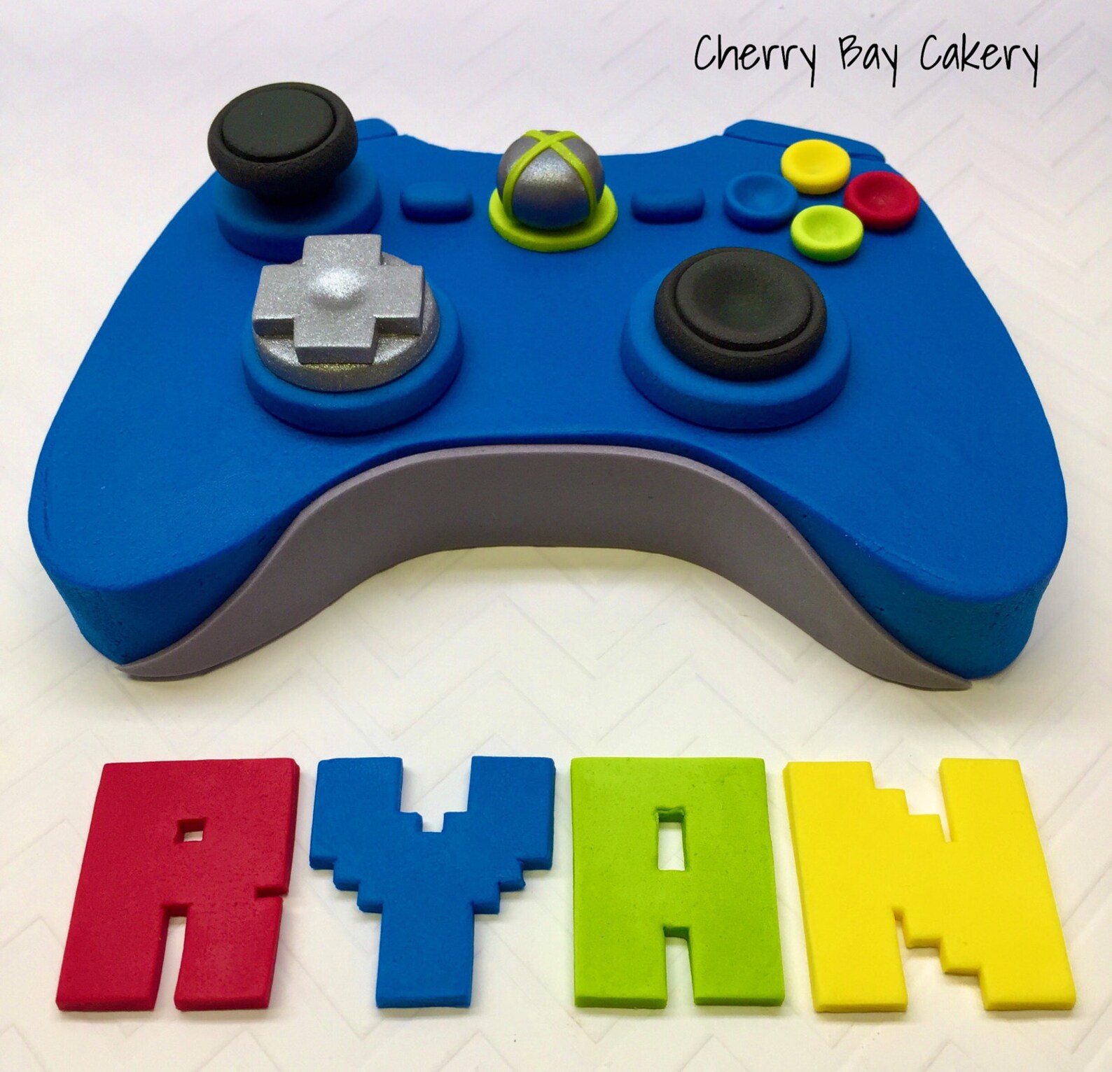 Video Game Cake Decorations, Video Game Birthday, Fondant Video Game ...