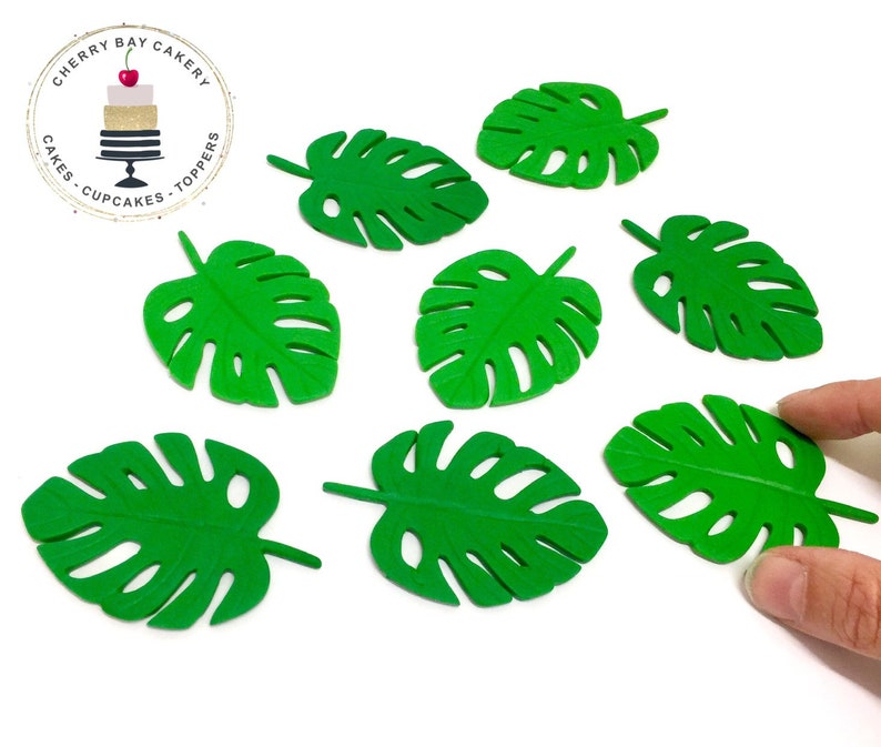 Fondant Tropical Themed Cake Topper Set Tropical Birthday | Etsy