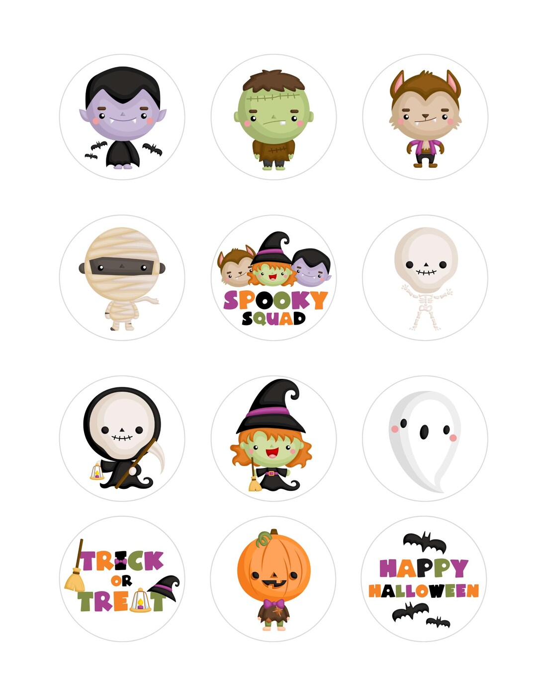 Halloween Monster Costume Edible Image | Dracula | Frankenstein | Mummy ...