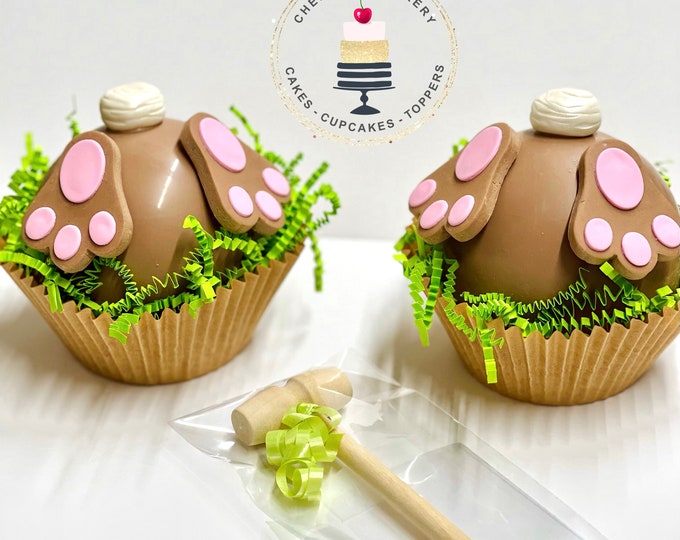 Breakable Easter Chocolate Bunny Butt Smash Easter Egg Candy | Etsy