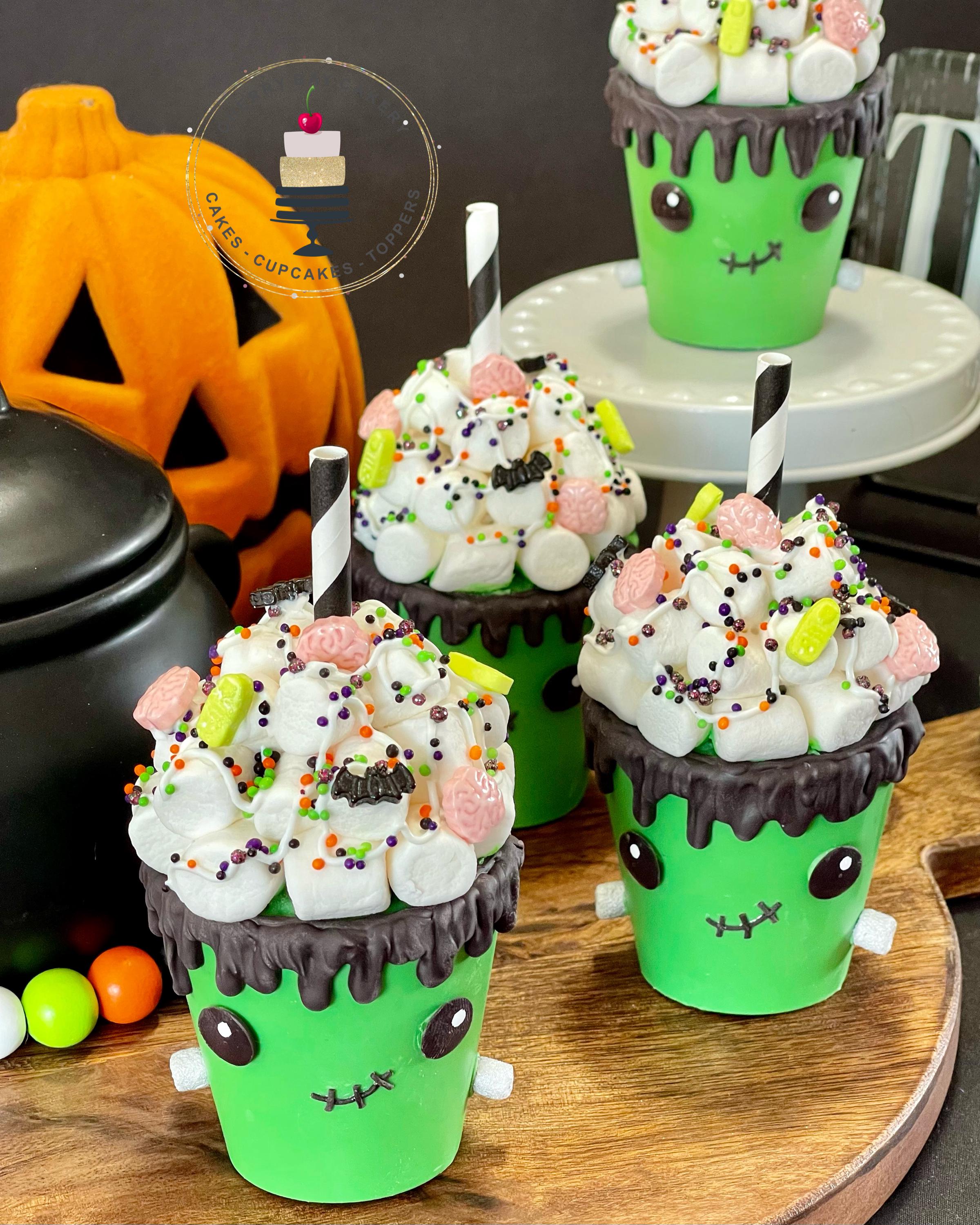 Halloween Frankenstein Hot Cocoa Cup | Cute Monster Green Hot Chocolate ...