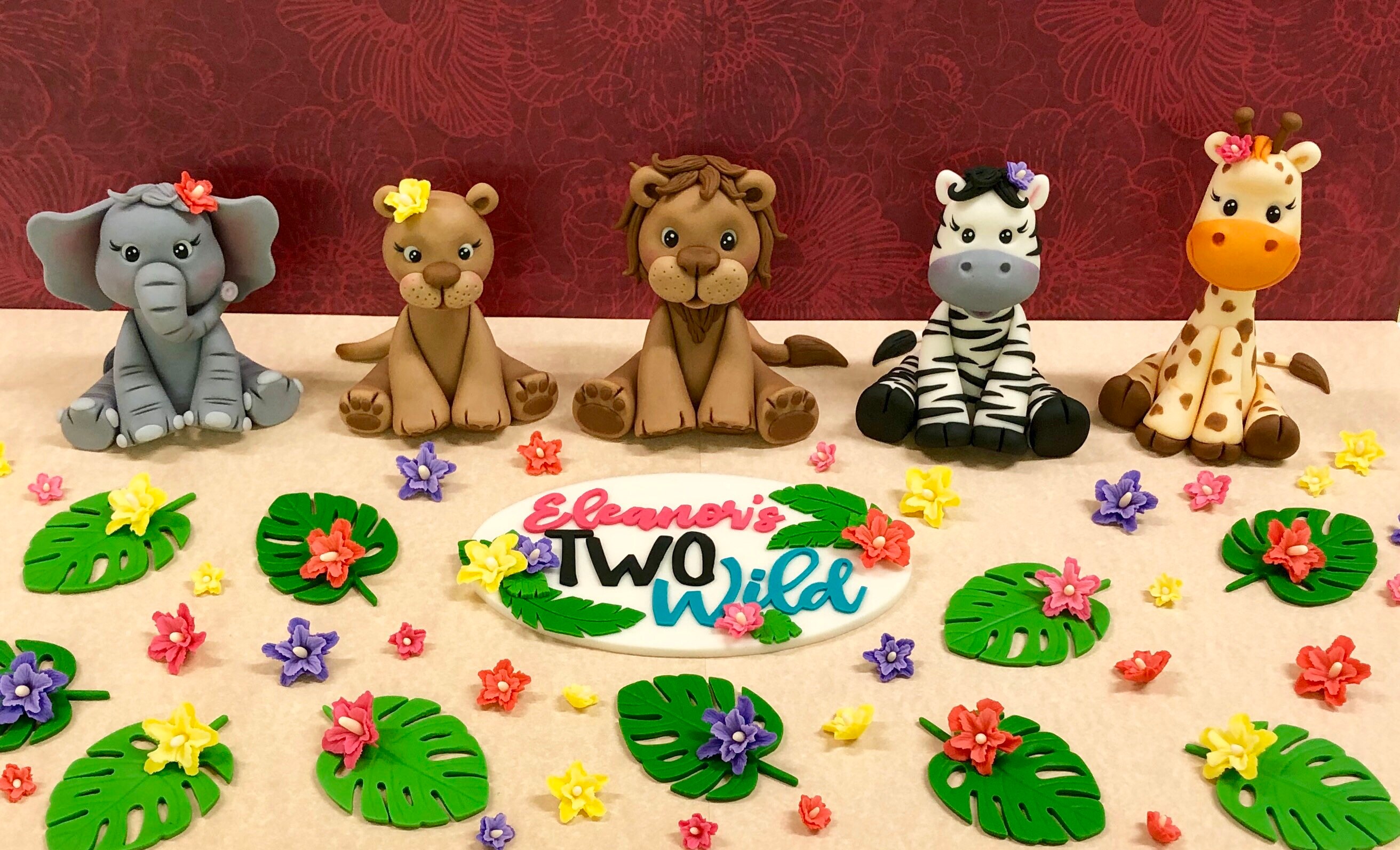 Fondant Lion Cake Topper-lion Baby Shower-lion Birthday Party-lioness ...
