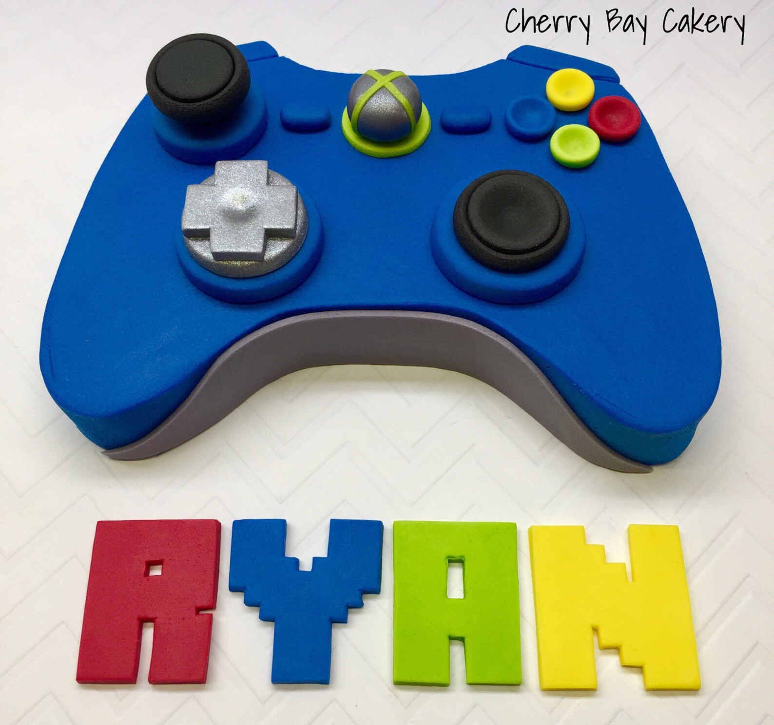Video Game Cake Decorations, Video Game Birthday, Fondant Video Game ...