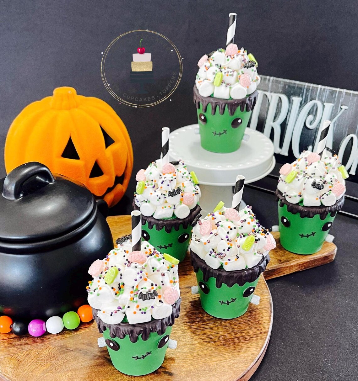 Halloween Frankenstein Hot Cocoa Cup | Cute Monster Green Hot Chocolate ...