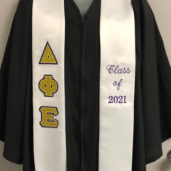 Delta Phi Epsilon Graduation Stoles - Etsy