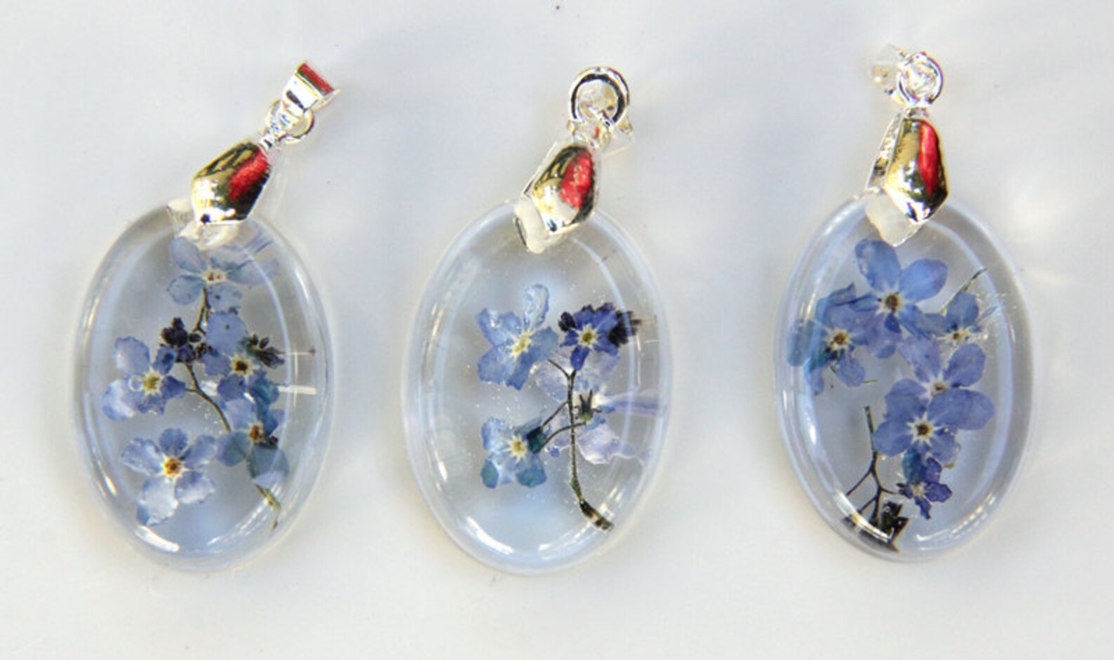 Flower Necklace Resin Flower Necklace Resin Flower Jewelry | Etsy