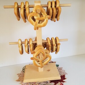 Pretzel Stand Display for Party Rotating XL Jewelry Holder Doughnut ...