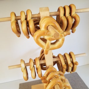 Pretzel Stand Display for Party Rotating XL Jewelry Holder Doughnut ...