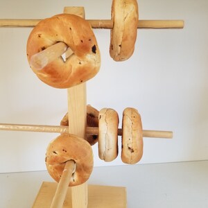 Pretzel Stand Display for Party Rotating XL Jewelry Holder Doughnut ...