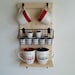 Wall Mounted Coffee Mug Holder/ Cup Rack/ K-cup Holder / Shelf Storage ...