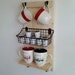 Wall Mounted Coffee Mug Holder/ Cup Rack/ K-cup Holder / Shelf Storage ...