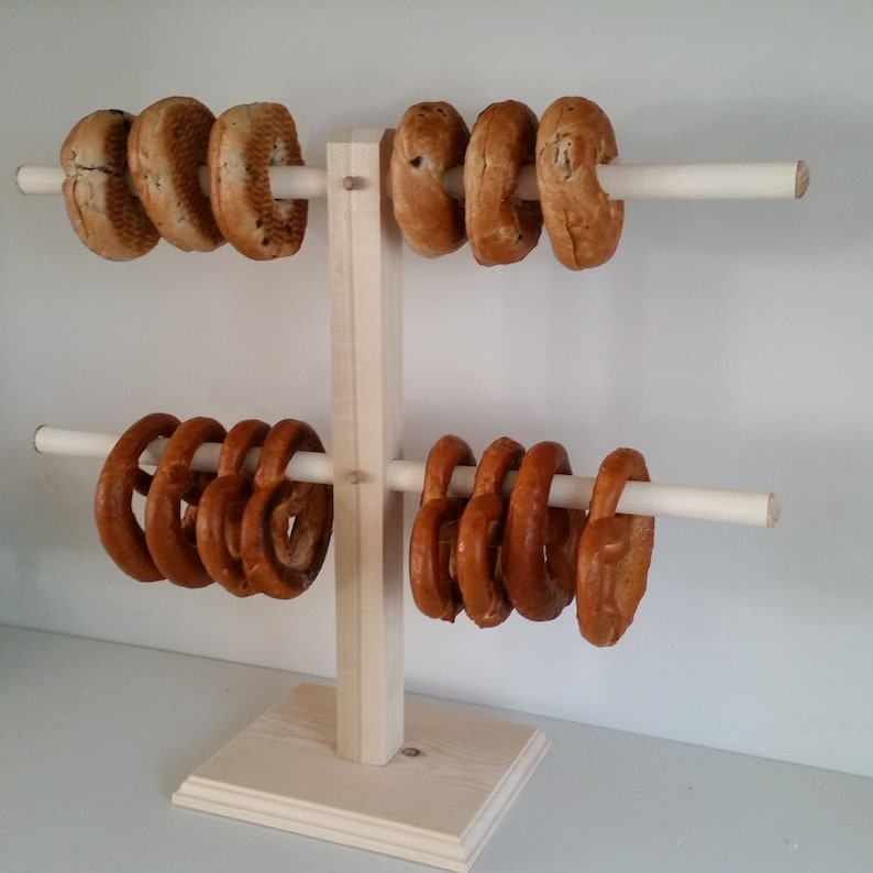 Pretzel Stand Display for Party T Bar XL Jewelry Holder Doughnut Bagel ...