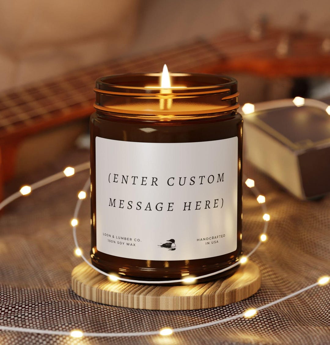 Personalized Candle, Blank Candle, Private Label Candle, Custom Logo ...