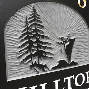 Hanging PVC Address Sign, Farm House Address Sign, Wildlife Address ...