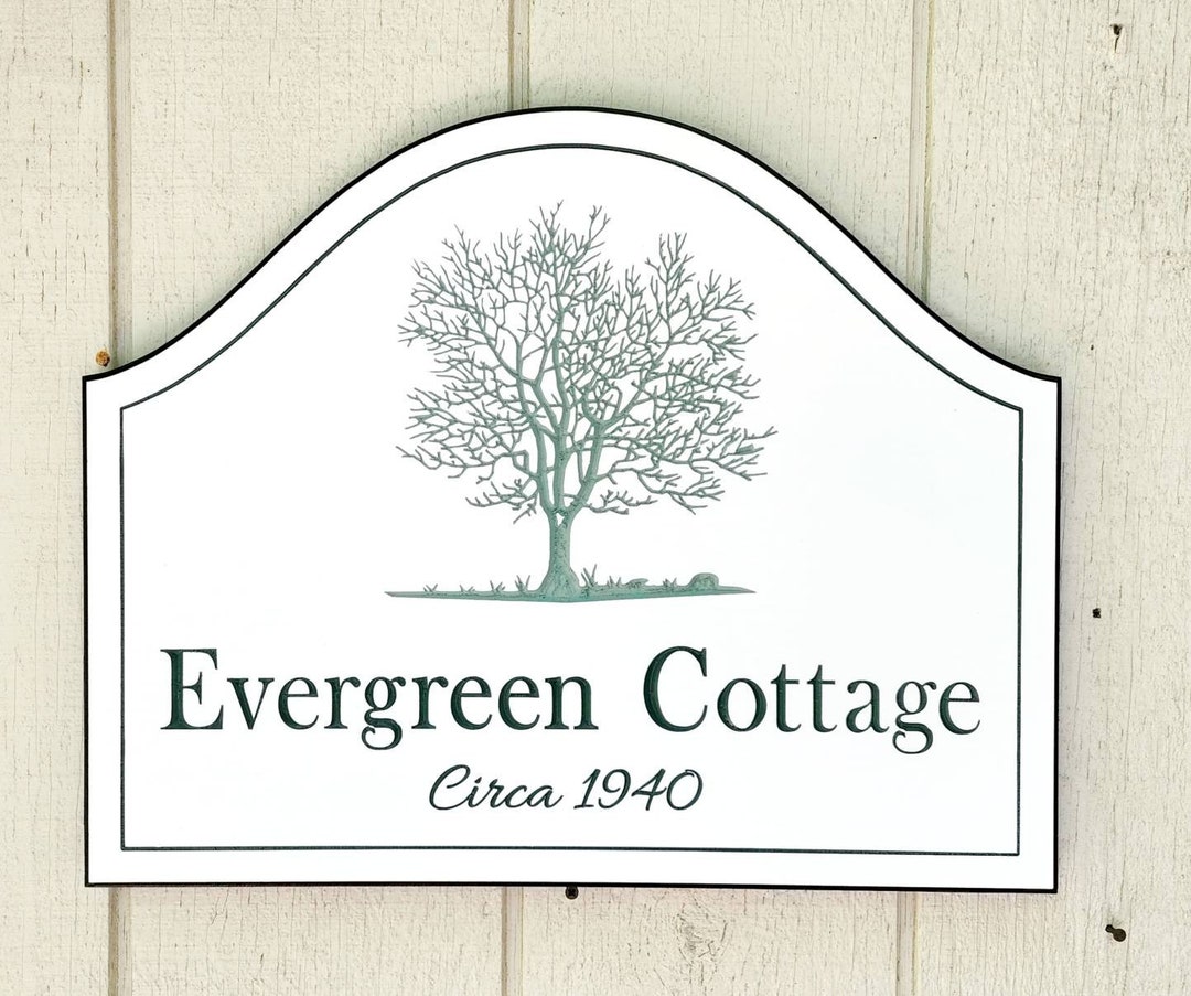 Cottage Farmhouse Lakefront and Lake House Chalet Cabin Personalized ...
