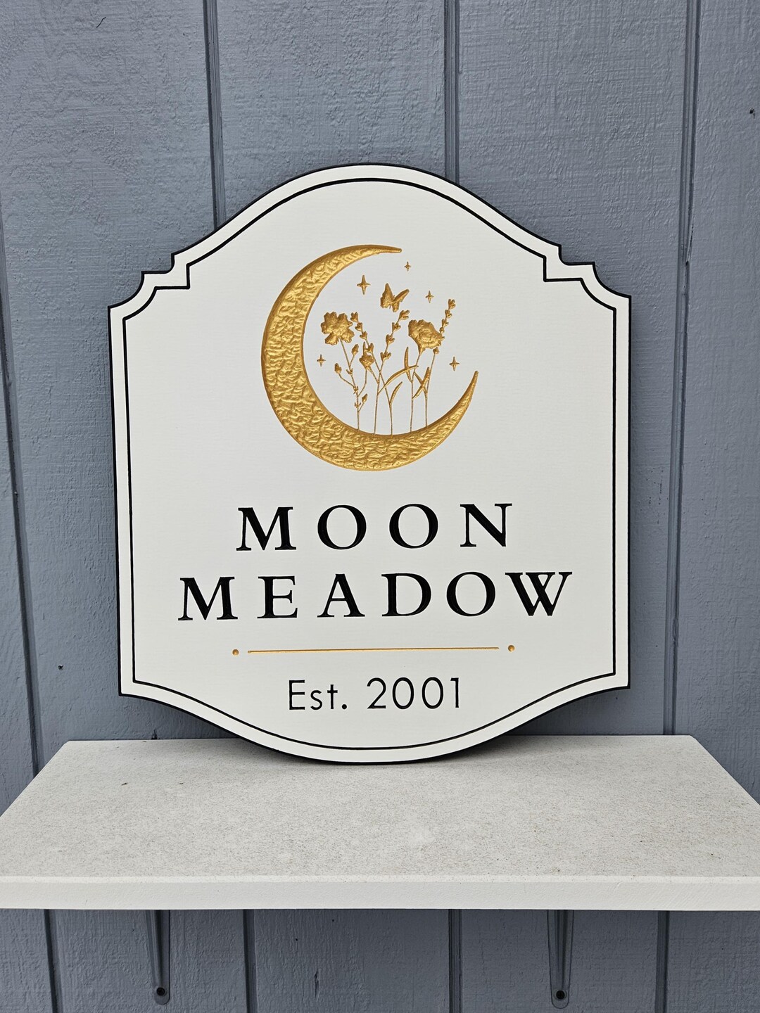 Custom Outdoor Family Address Sign – Personalized Engraved House ...