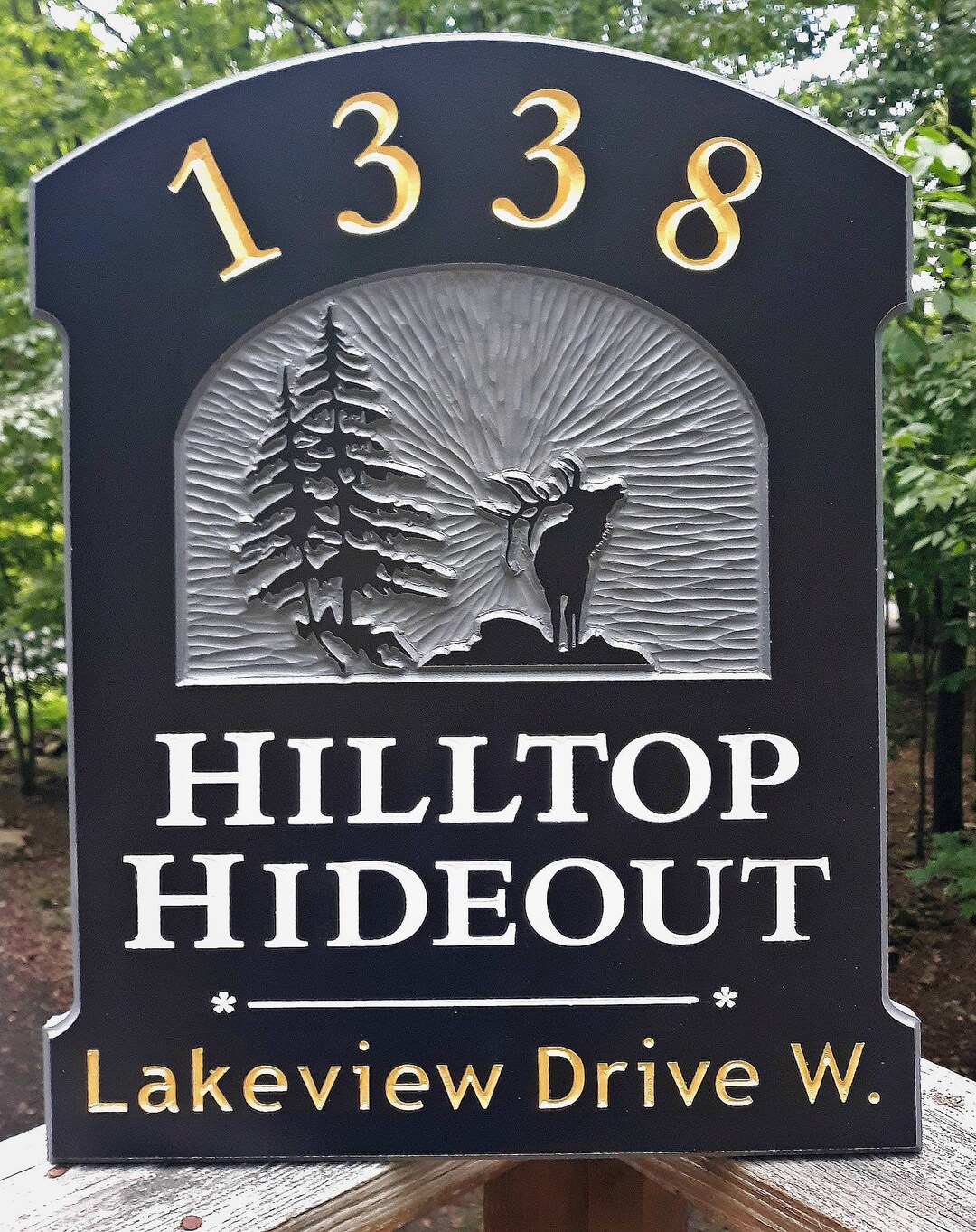 Hanging PVC Address Sign, Farm House Address Sign, Wildlife Address ...