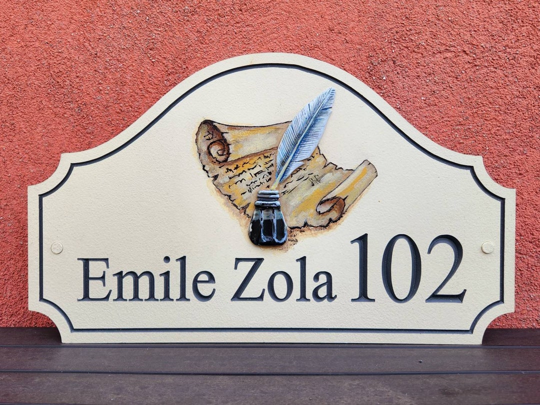 Personalized House Signs, Custom House Signs, House Number Signs ...