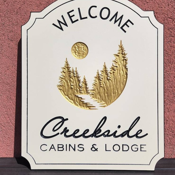 Lamp Post Hanging Address Sign - Etsy