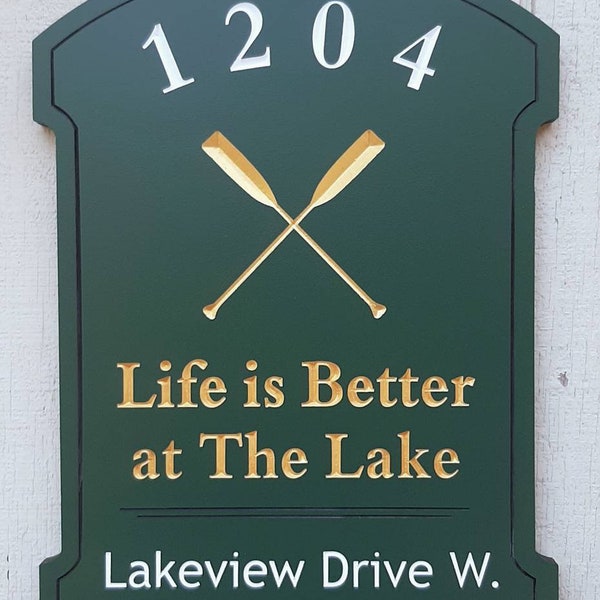 Lake House Numbers - Etsy