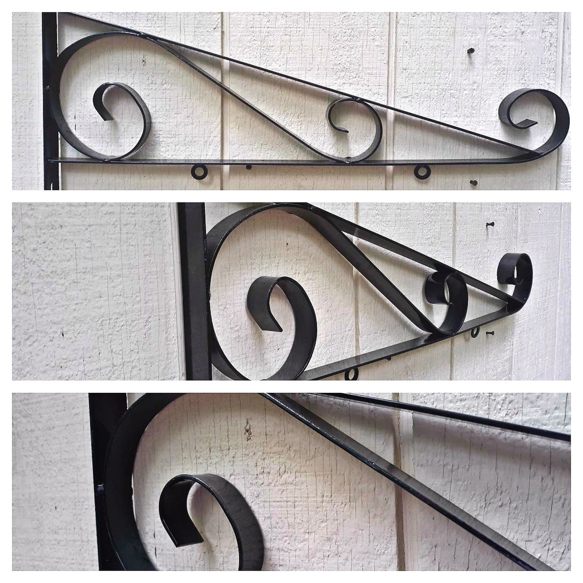 Hanging Sign Metal Scroll Bracket, Decorative Scroll Bracket, Measuring ...