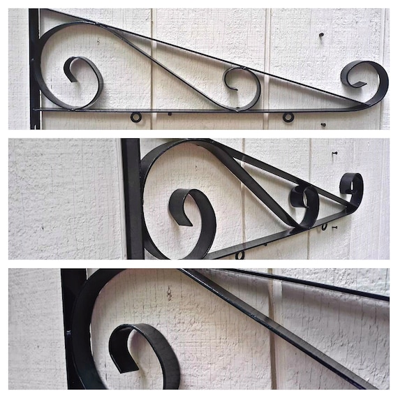 Hanging Sign Metal Scroll Bracket Decorative Scroll Bracket | Etsy