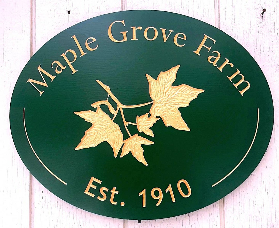 Custom Outdoor Farmhouse Sign Personalized Rustic Weather-resistant ...