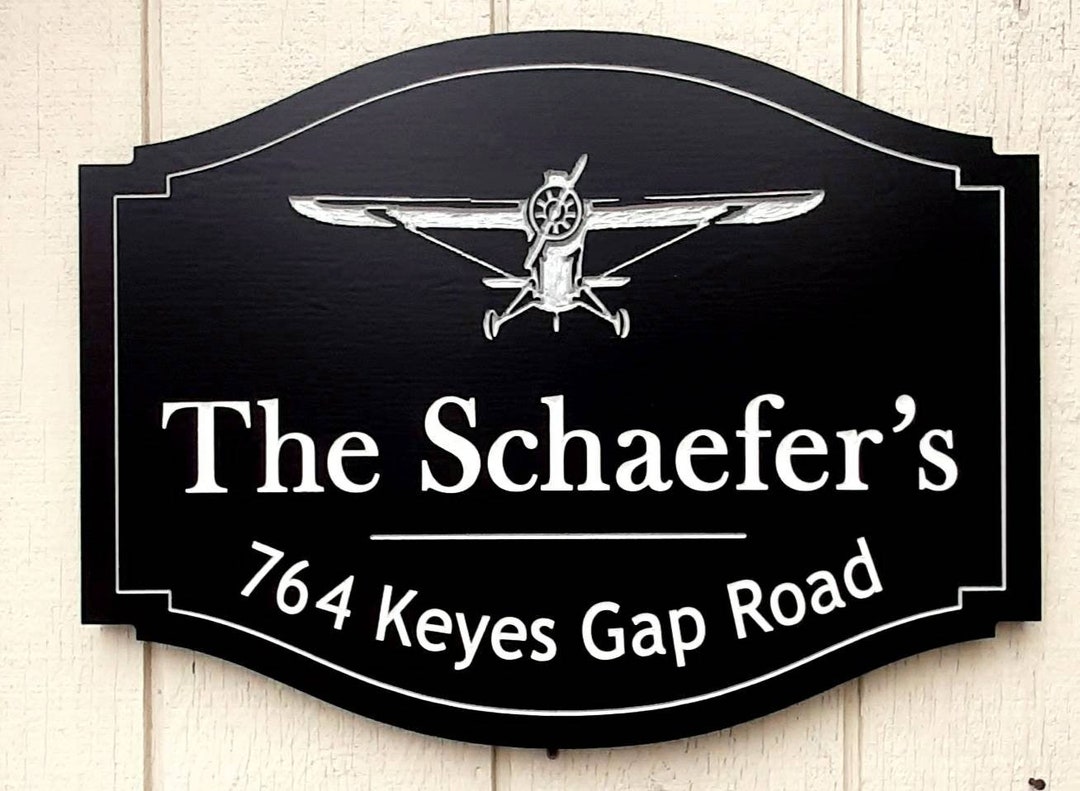 Personalized House Signs, Custom House Signs, House Number Signs ...