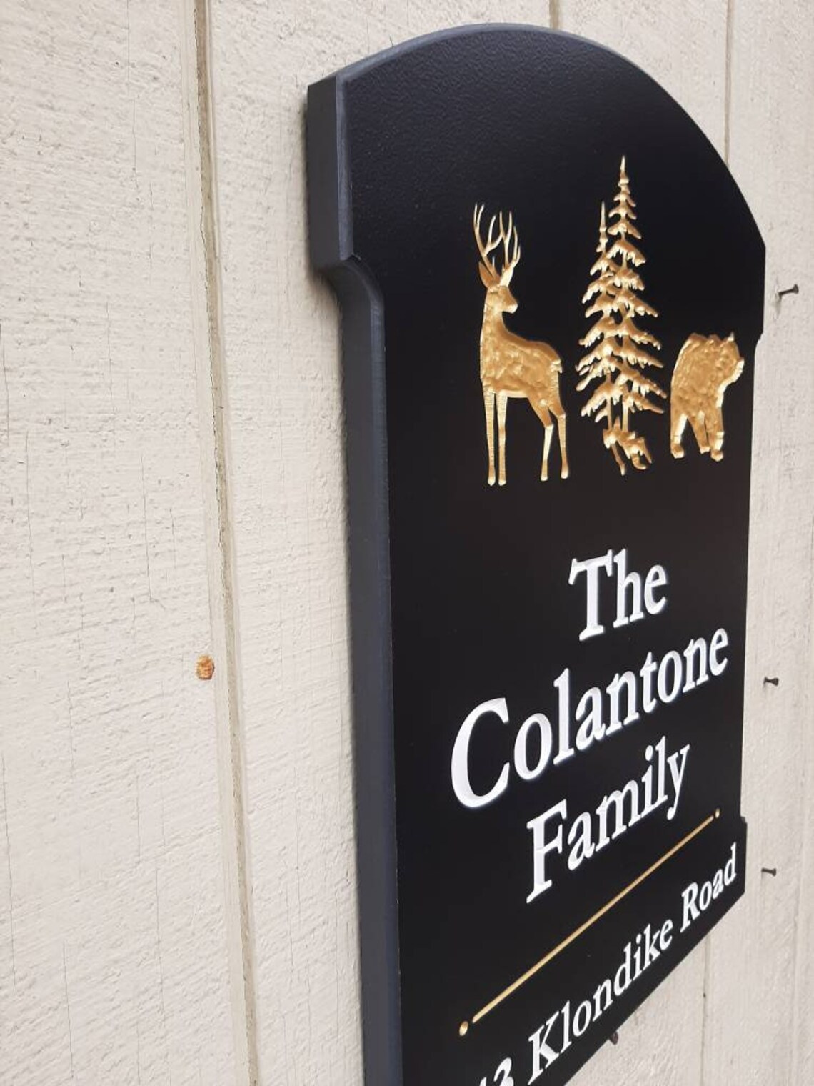 Outdoor House Custom Made Signs Family Name Address Carved | Etsy