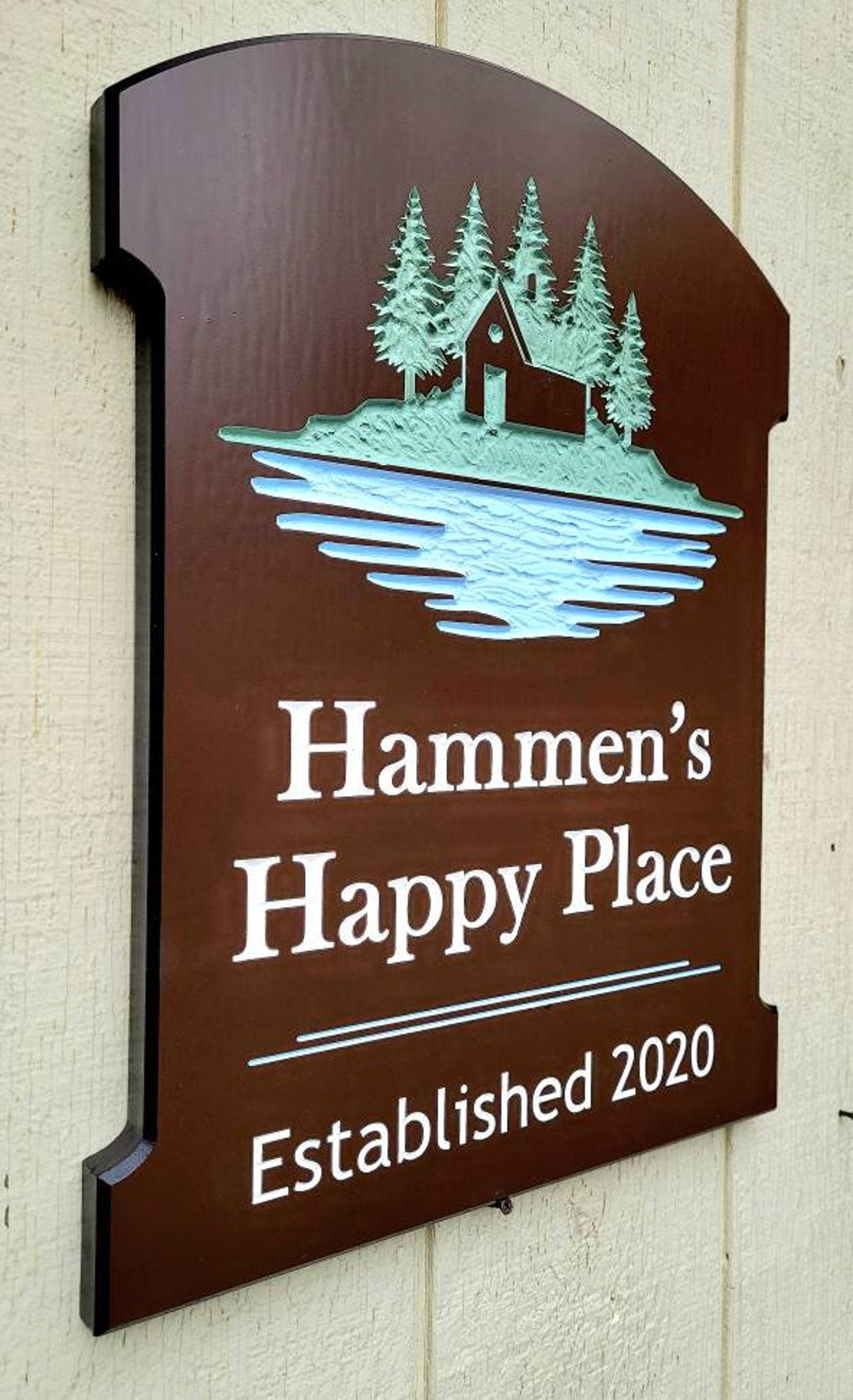 Custom Outdoor Family Address Sign – Personalized Engraved House ...