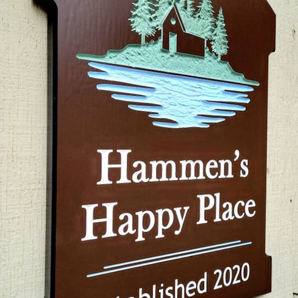 Hanging Address Sign - Etsy