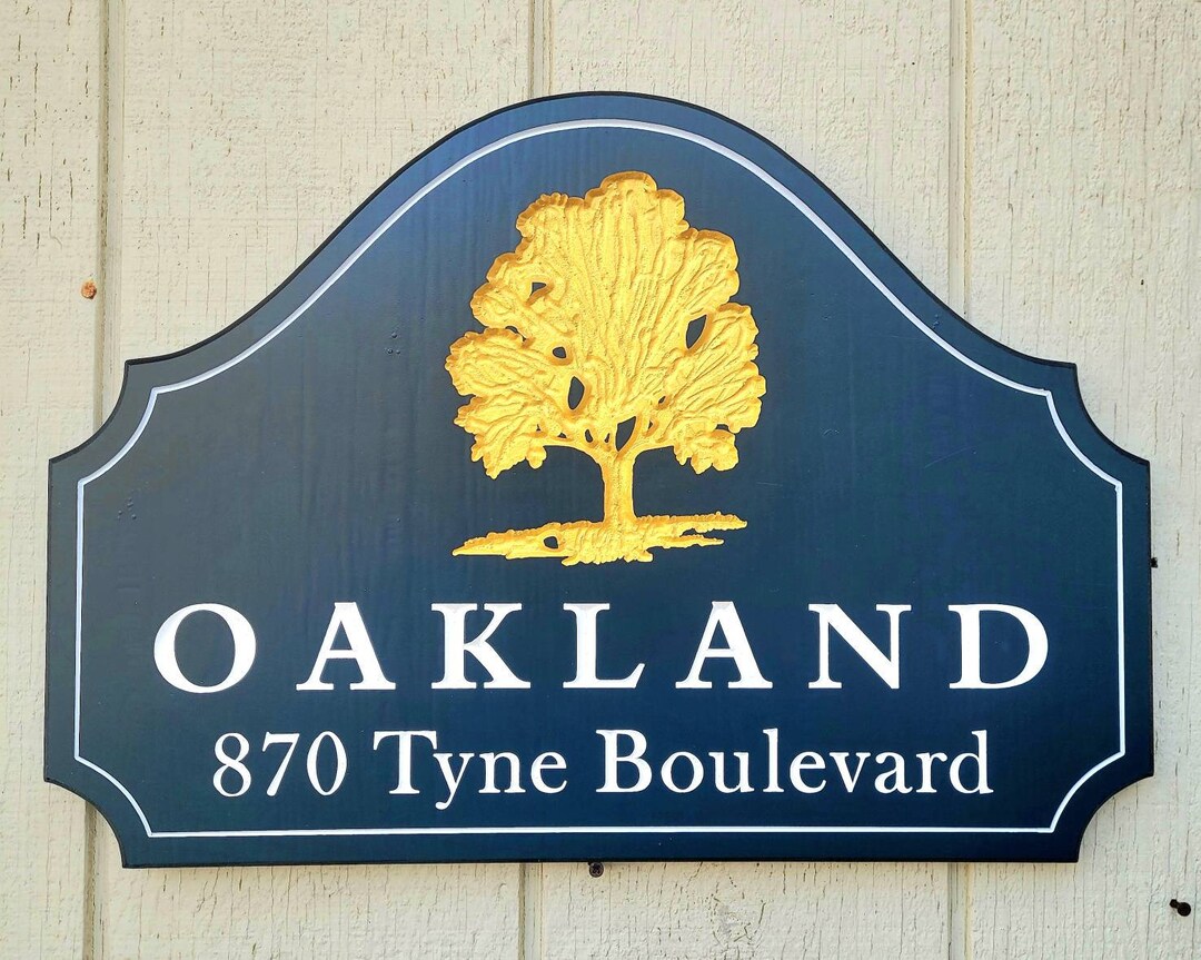 Custom Outdoor Family Address Sign – Personalized Engraved House ...