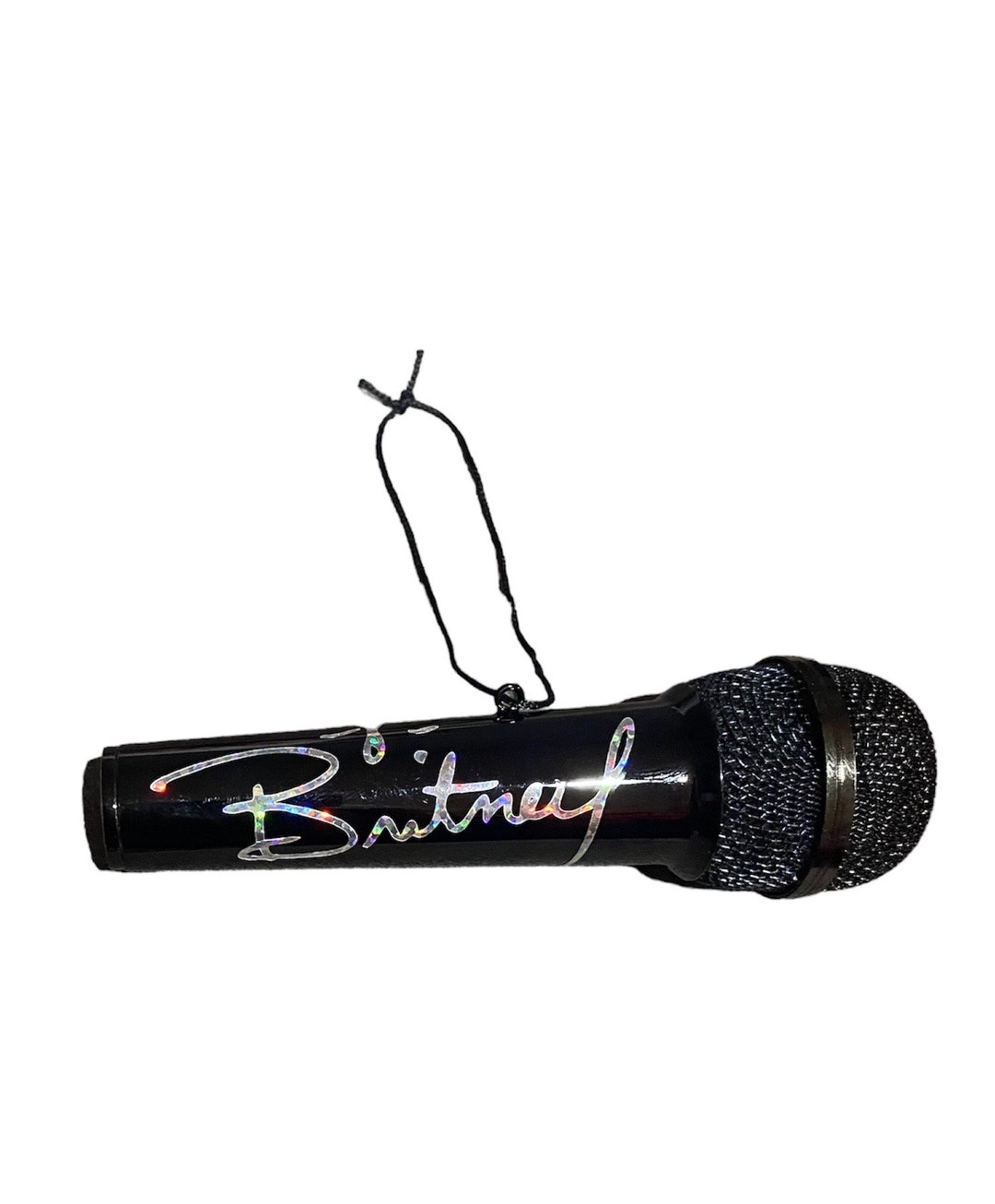 Britney Spears Custom Microphone Christmas Ornament Limited Release Xmas Etsy