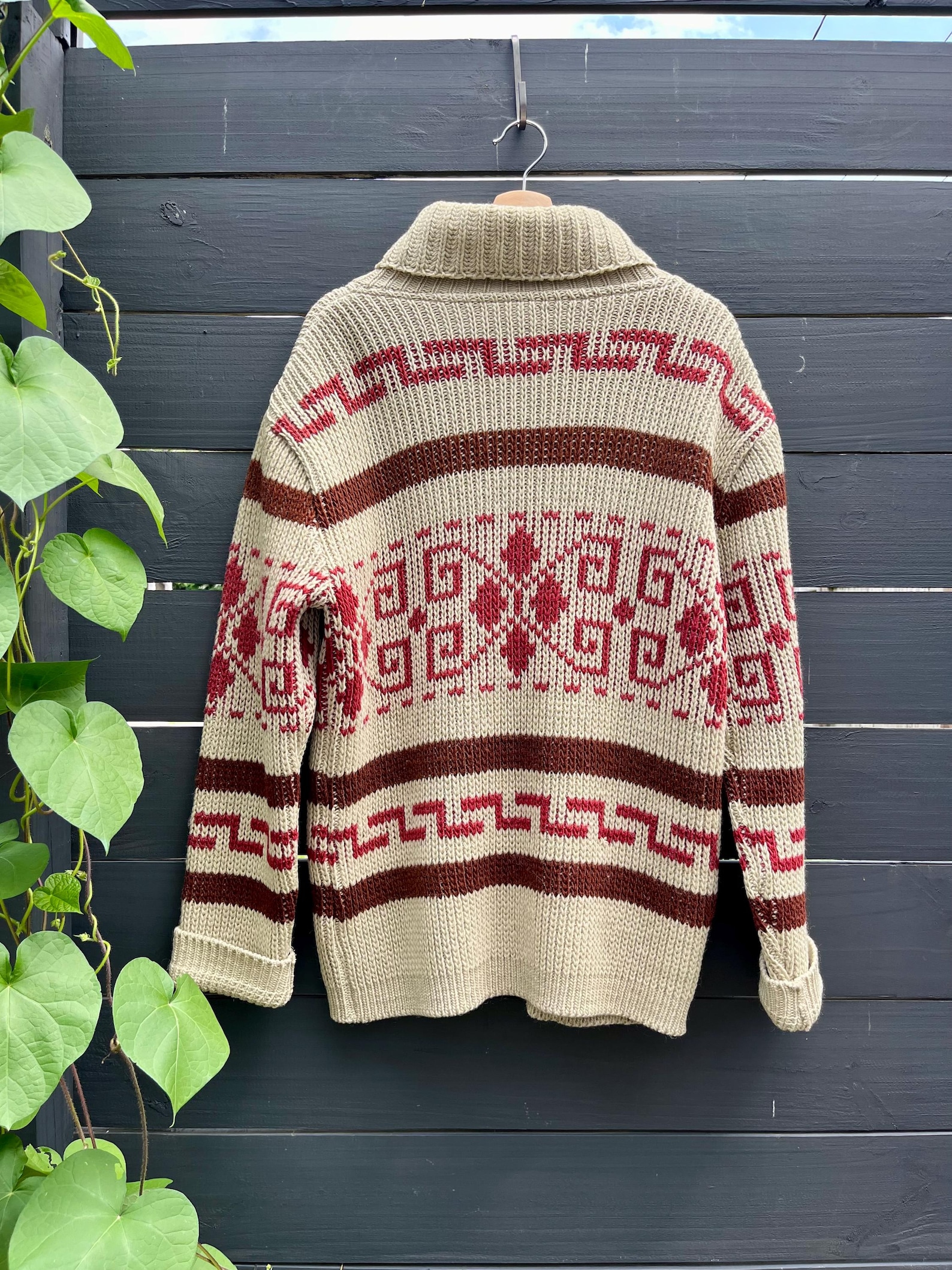 Vintage the DUDE (the Big Lebowski) Shawl-collar Cardigan Sweater by ...