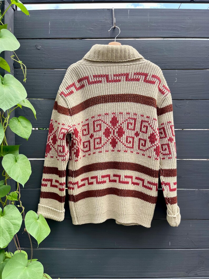 Vintage the DUDE (the Big Lebowski) Shawl-collar Cardigan Sweater by ...
