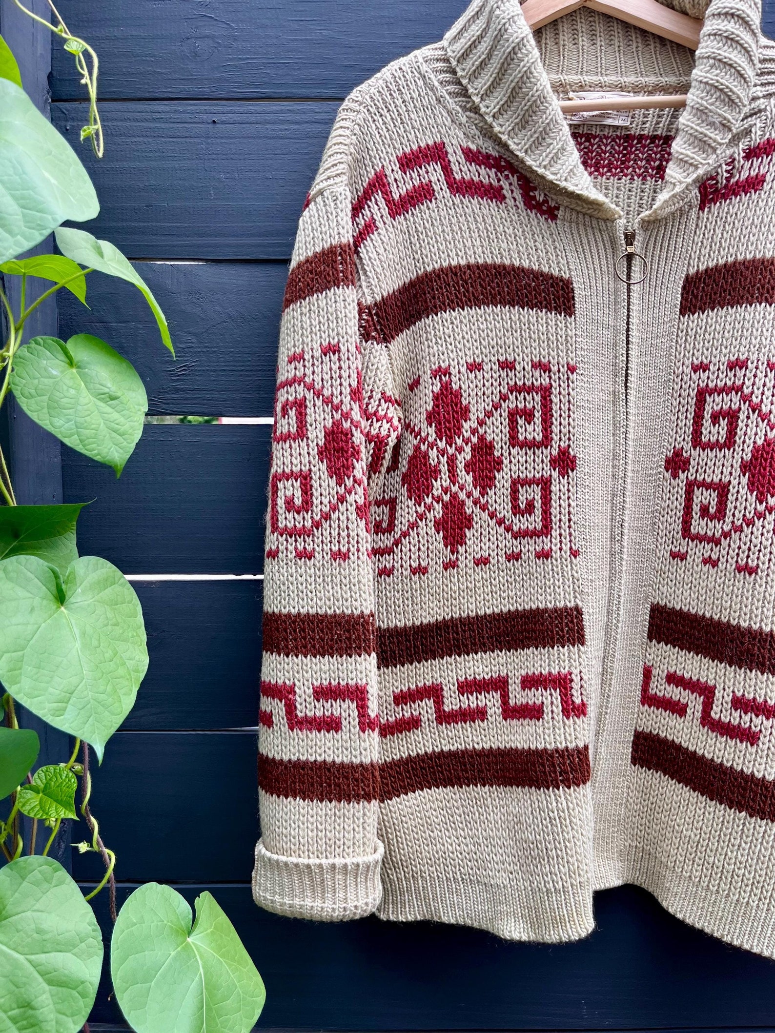 Vintage the DUDE (the Big Lebowski) Shawl-collar Cardigan Sweater by ...