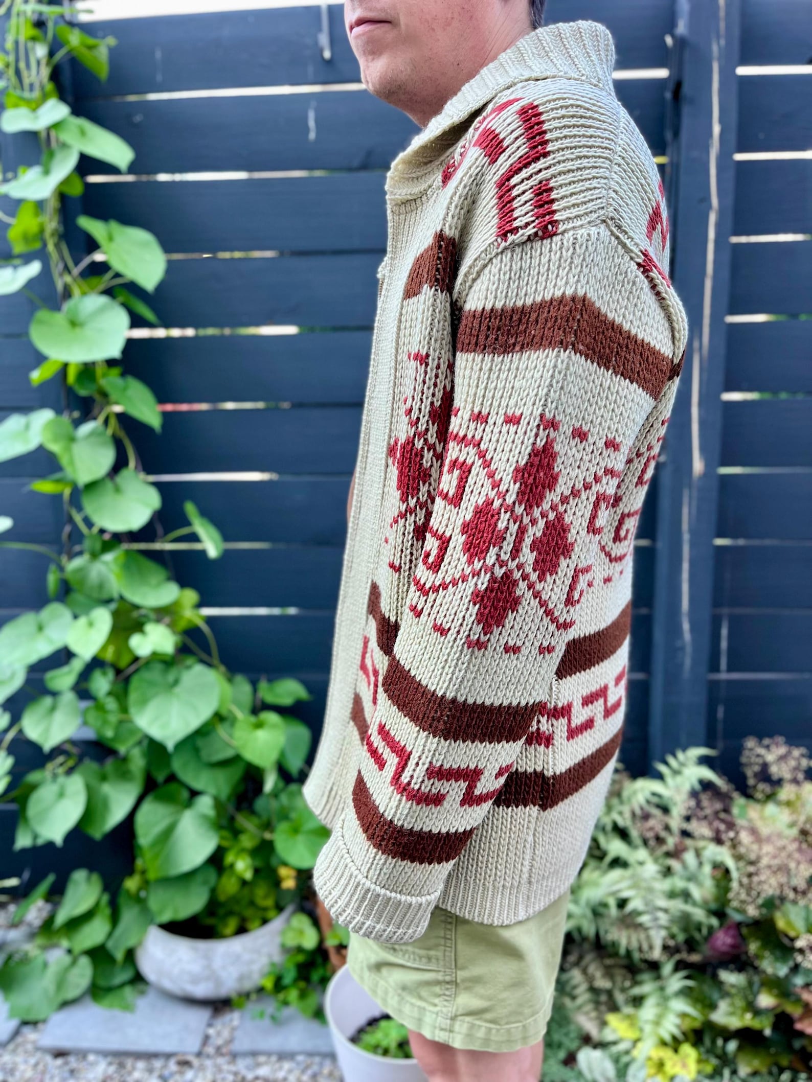 Vintage the DUDE (the Big Lebowski) Shawl-collar Cardigan Sweater by ...