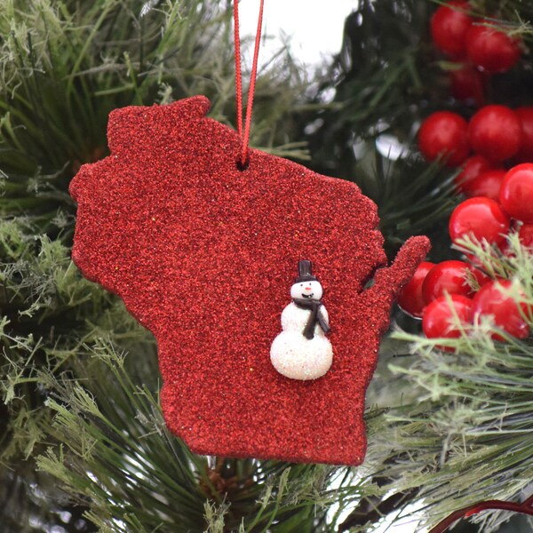 Wisconsin Ornament - Etsy