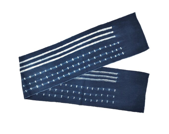 Vintage Indigo Mud Cloth Fabric, Indigo Cotton Fabric Pieces, Assorted ...