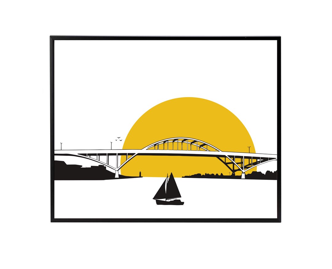 Milwaukee Hoan Bridge Print - Etsy