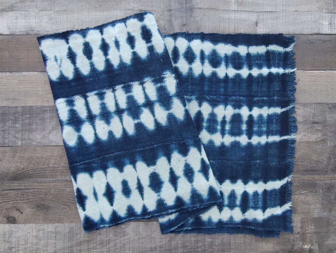 Authentic African Mud Cloth Indigo Textile - Ref : 60"l X 17"w - Etsy