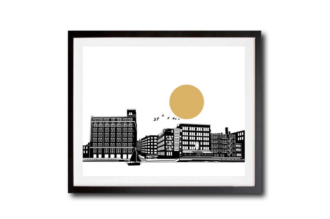 Third Ward Milwaukee Print Historic Third Ward Print - Etsy
