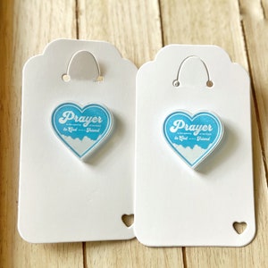 Prayer Pin, Heart, Bible Verse Pin, Christian, Pins, Faith Pins ...