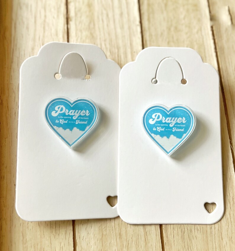 Prayer Pin, Heart, Bible Verse Pin, Christian, Pins, Faith Pins ...